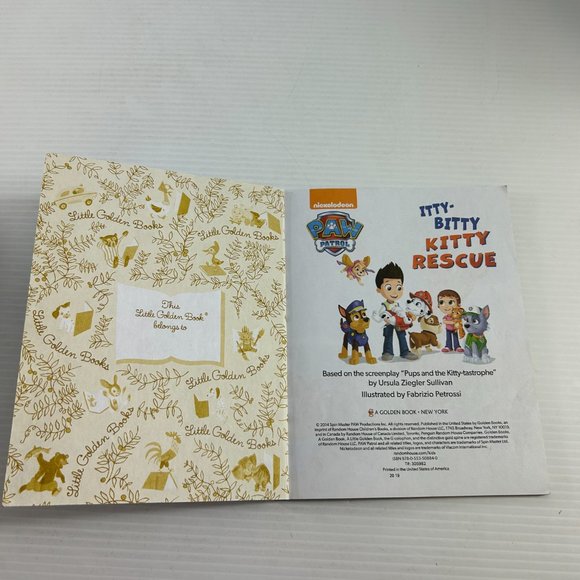 Little Golden Books | Toys | Paw Patrol Itty Bitty Kitty Rescue Little ...